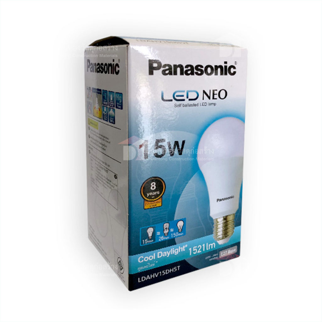 หลอดไฟ PANASONIC - LED 15w Daylight - Dantong